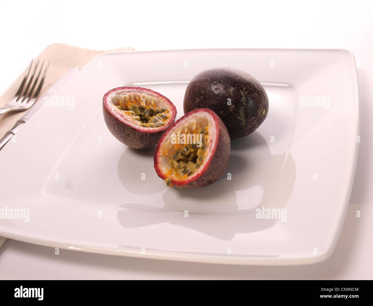 Fresh passion fruit Stock Photo - Alamy