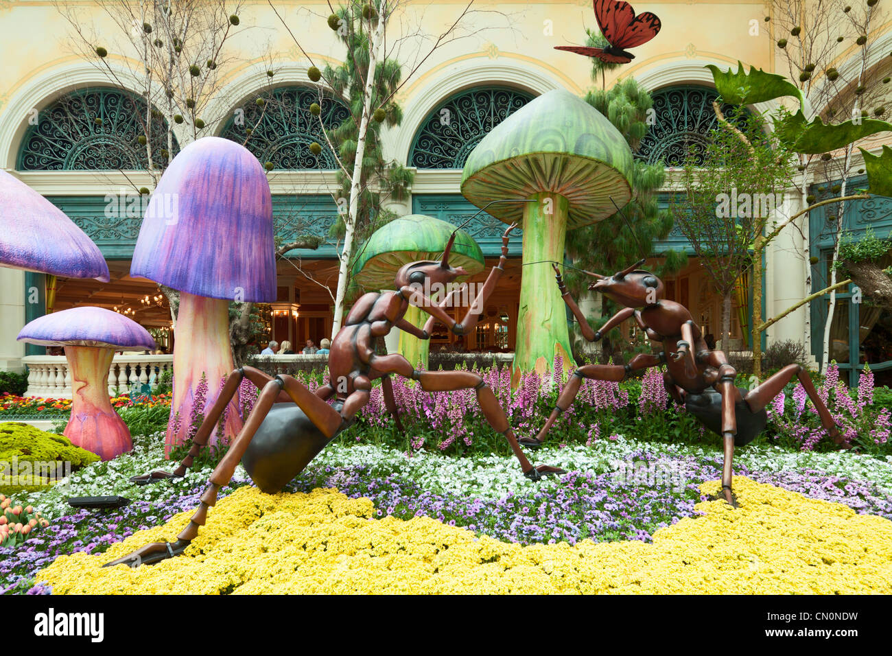 Spring 2010 Bellagio Conservatory Las Vegas Paradise Stock Photo - Alamy