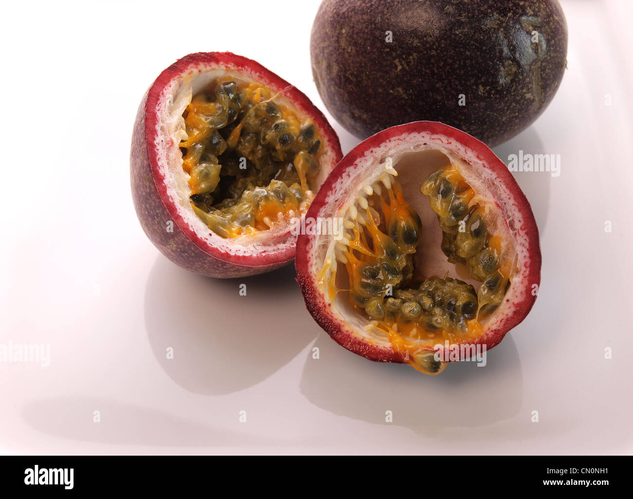Fresh passion fruit Stock Photo - Alamy