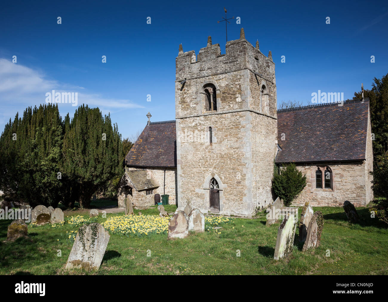 St Edith's Church, Eaton, near Ticklerton, Shropshire Stock Photo - Alamy