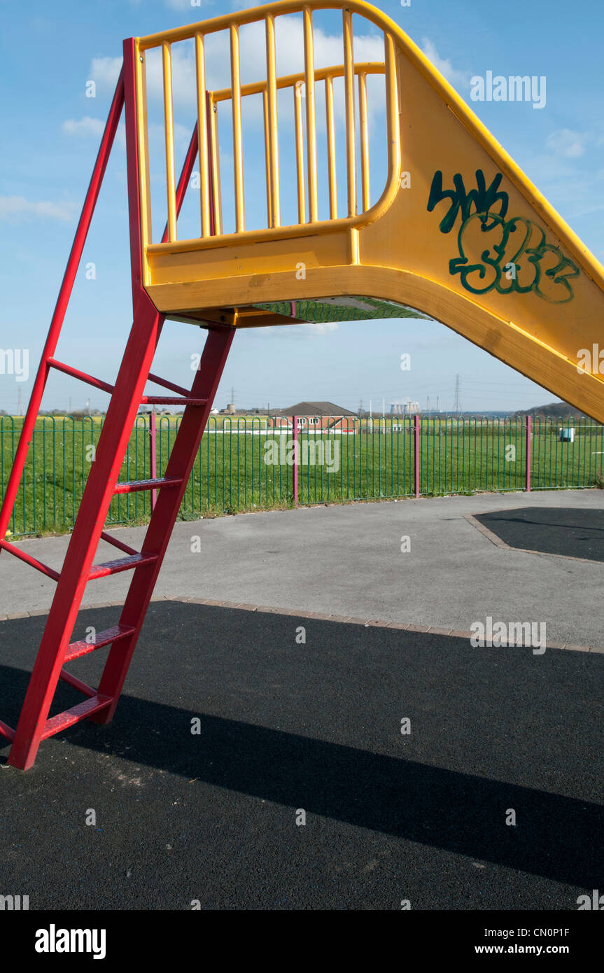 Kippax welfare playground, Kippax, Leeds Stock Photo - Alamy