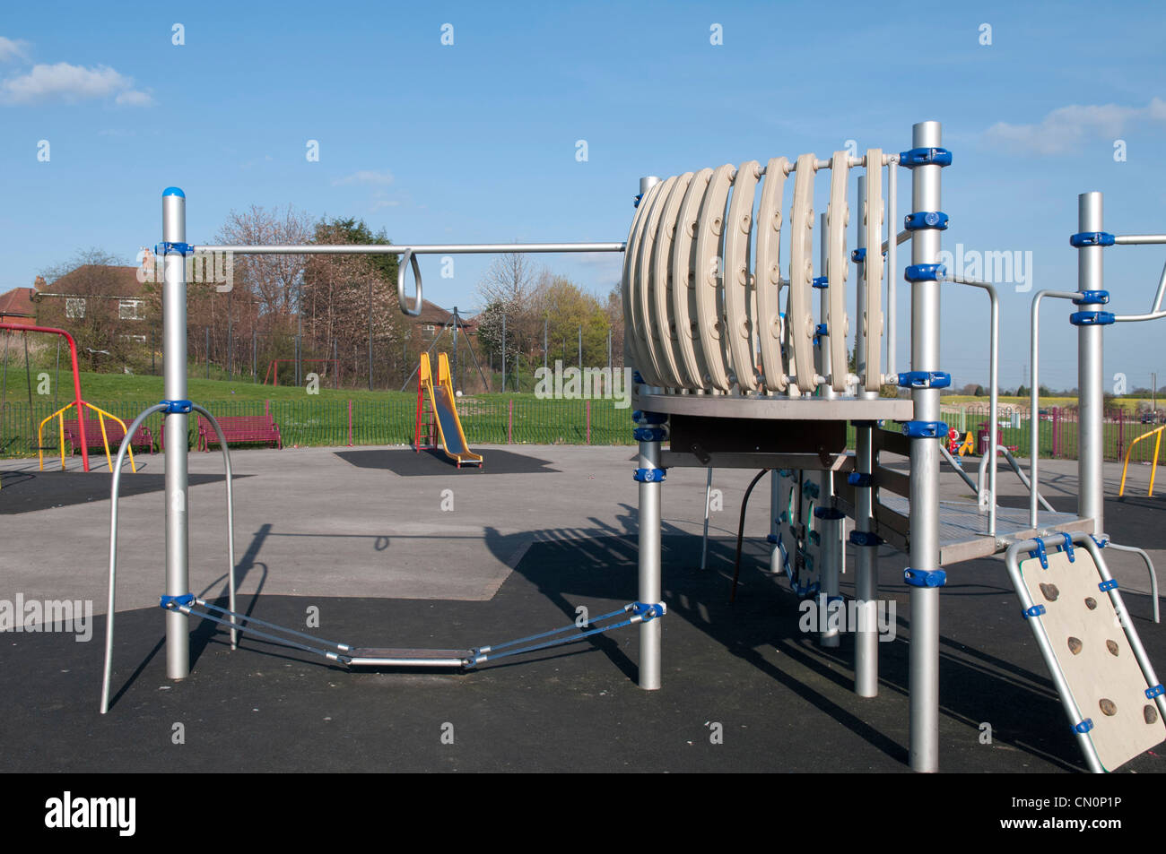 Kippax welfare playground, Kippax, Leeds Stock Photo - Alamy