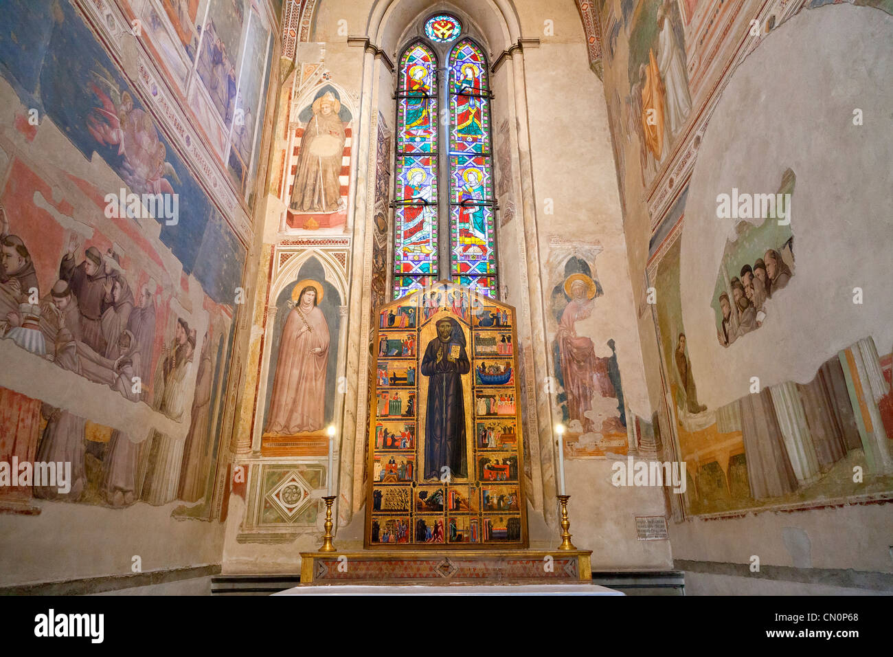 Fresco basilica santa croce hi-res stock photography and images - Alamy