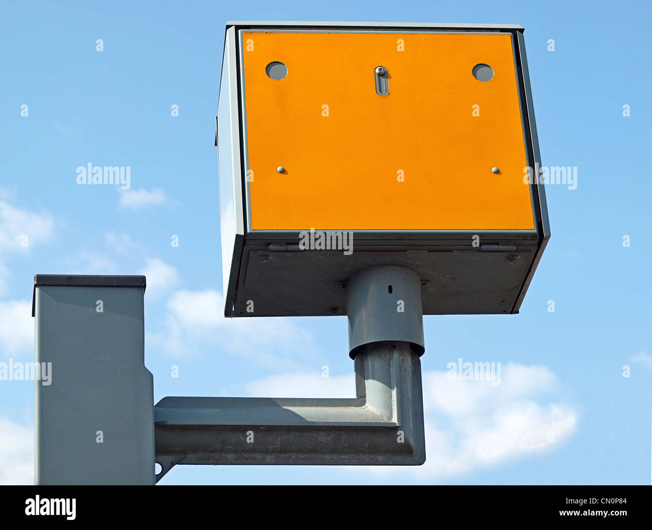 UK roadside automatic speed enforcement camera Stock Photo - Alamy