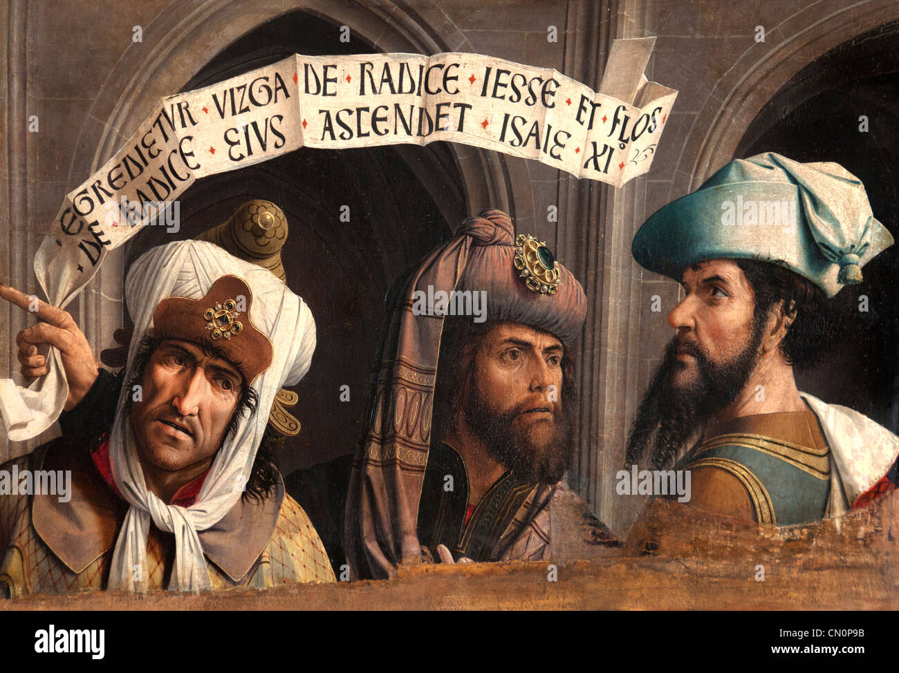 Three prophets 1490 Provence L'annonciation Isaie Jeremie Ezechiel ...