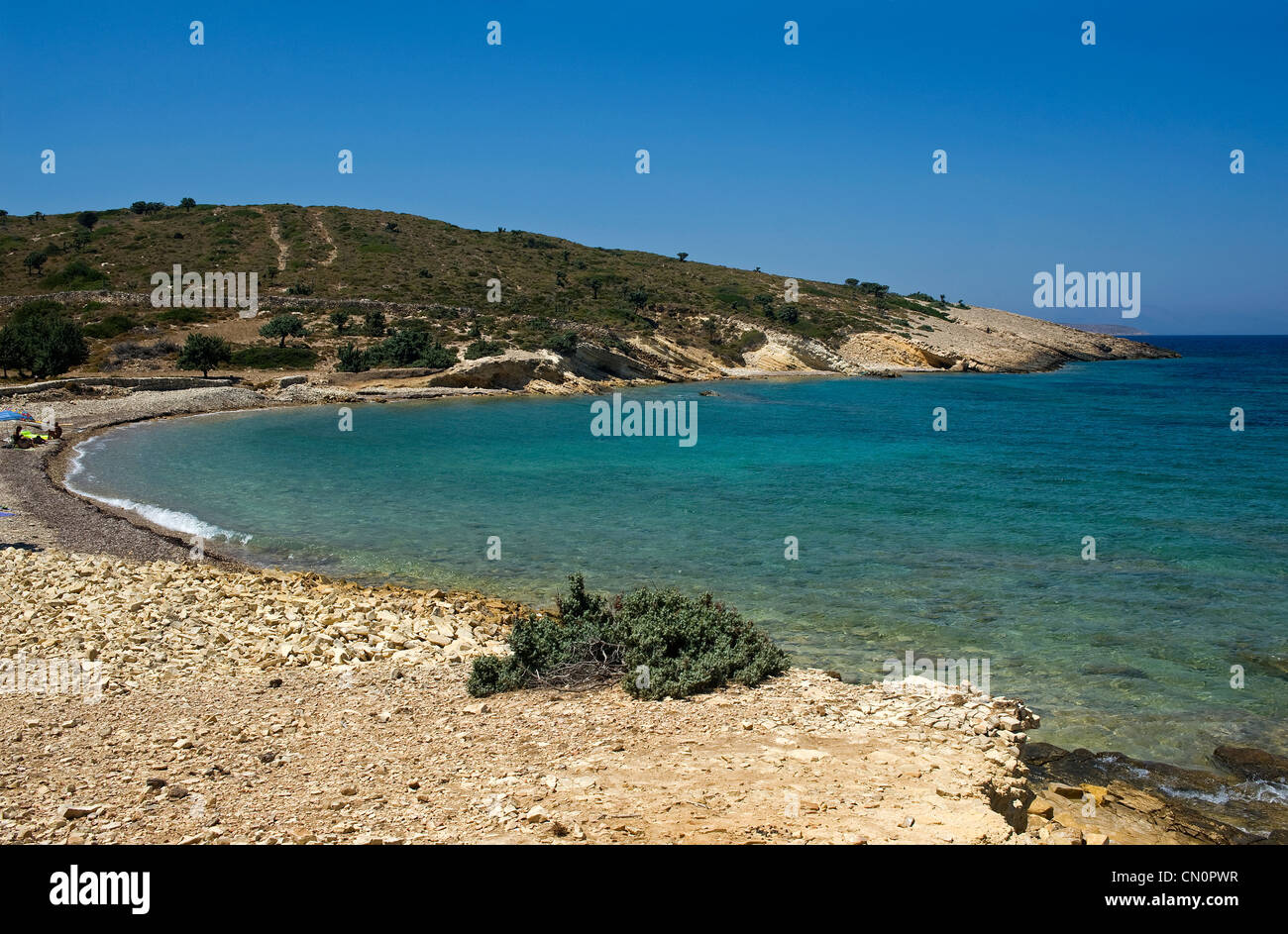 Kamares beach, Lipsi Island, Dodecanese, Greece Stock Photo - Alamy