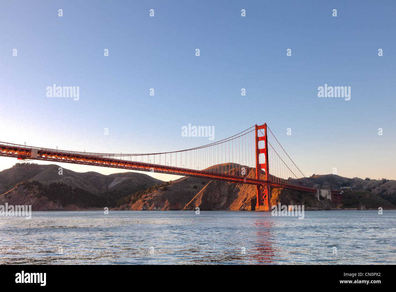 Golden Gate Bridge San Francisco USA from the bay Stock Photo - Alamy
