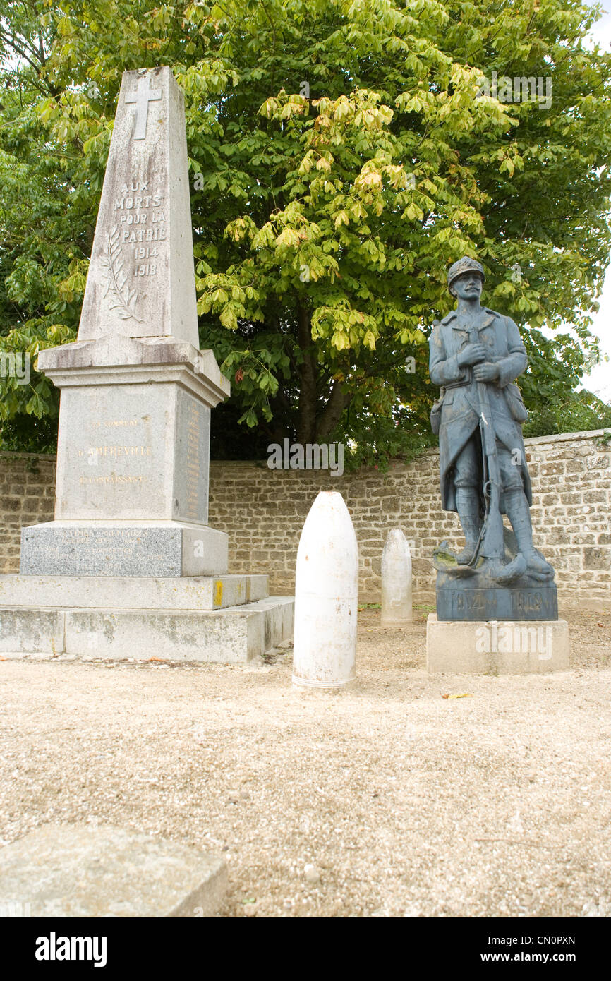 Memorial at Amfreville, Normandy Stock Photo - Alamy
