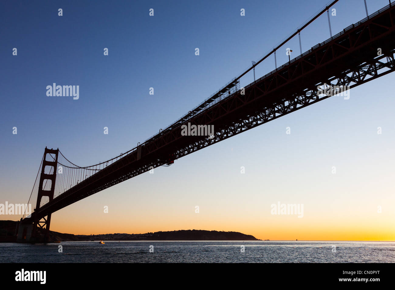 Golden Gate Bridge San Francisco USA from the bay Stock Photo - Alamy