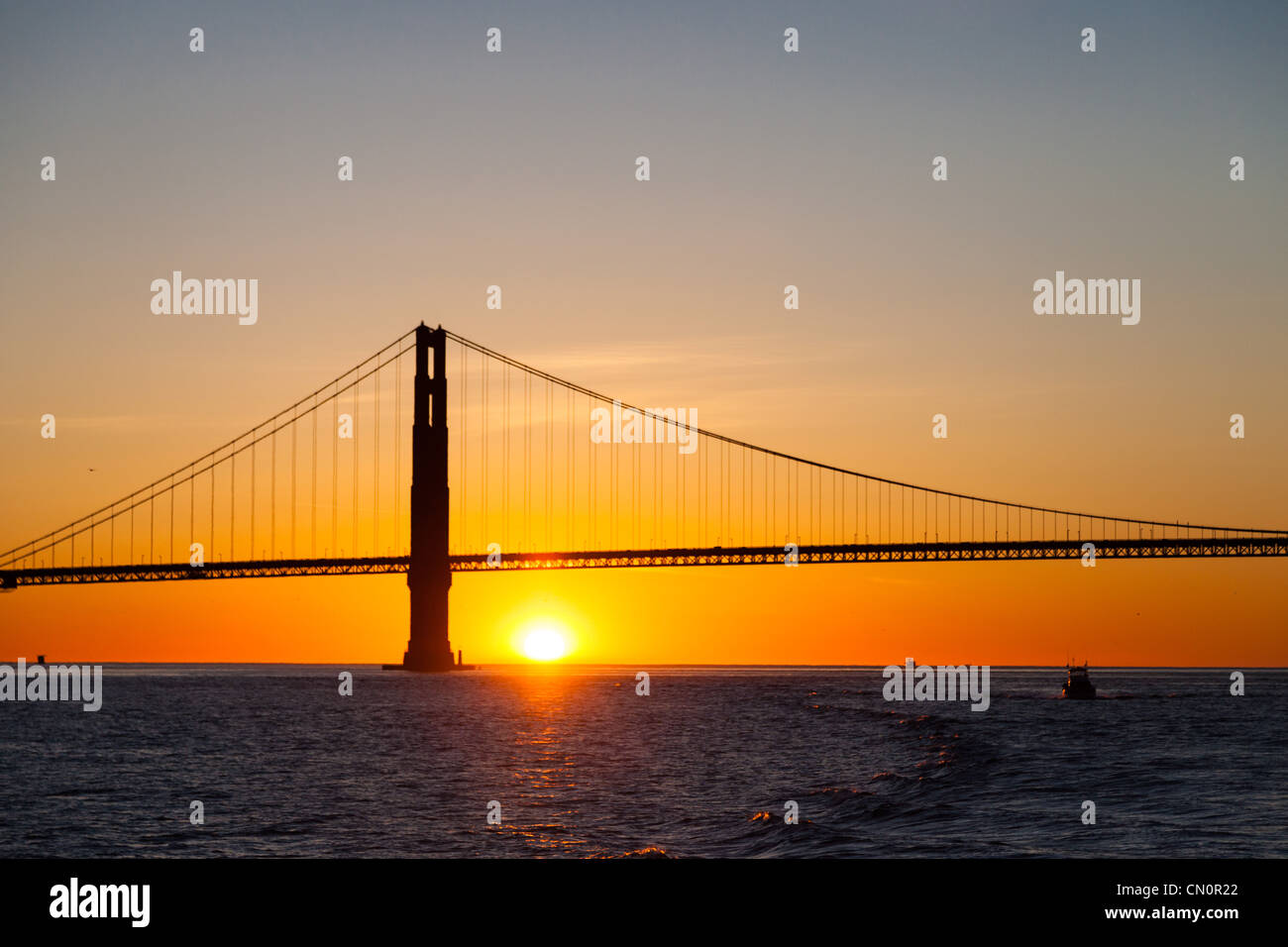 Golden Gate Bridge Silhouette Sunset