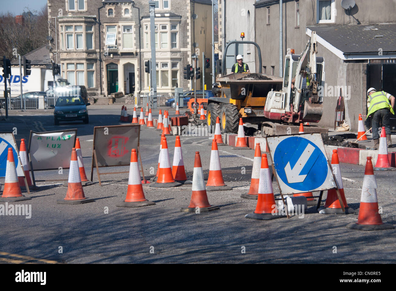 Traffic diversion hi-res stock photography and images - Alamy