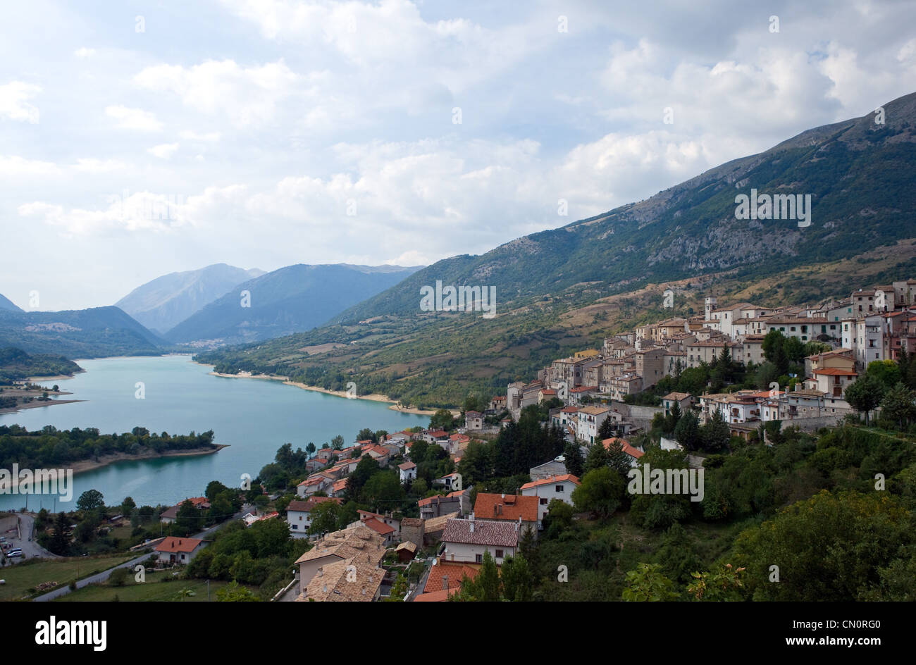 Italy, L' Aquila Province the country of Barrea in Abruzzo's National ...
