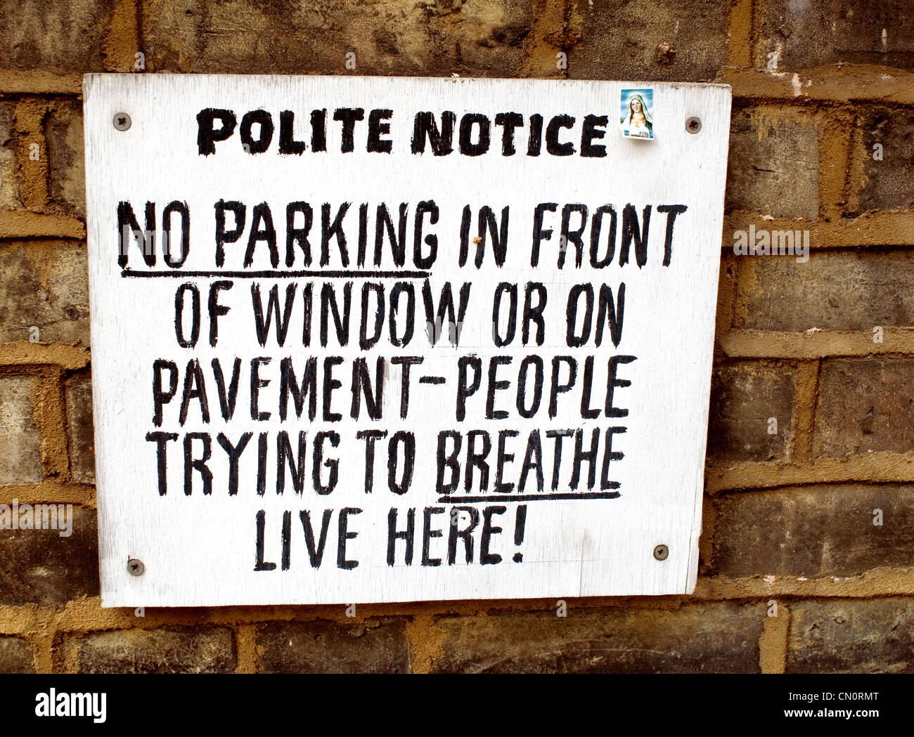 Polite Notice High Resolution Stock Photography and Images - Alamy