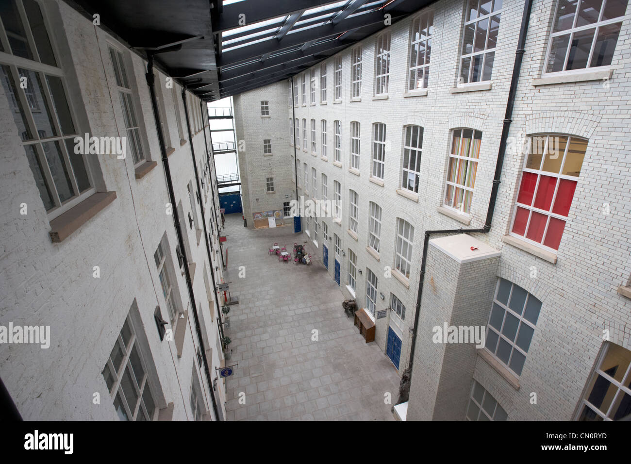 interior of regenerated conway mill a former linen mill in west Belfast ...