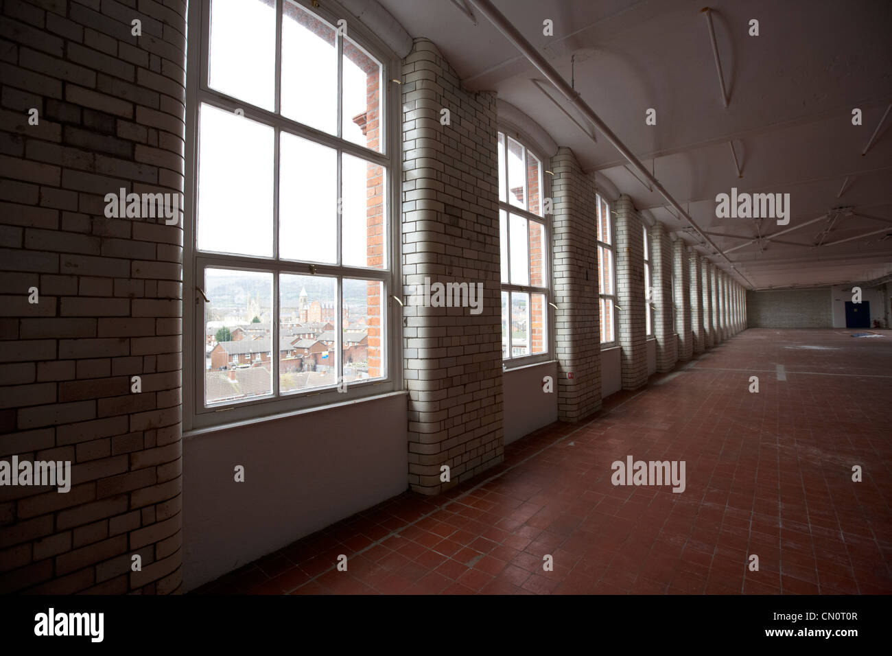 interior of regenerated conway mill a former linen mill in west Belfast ...
