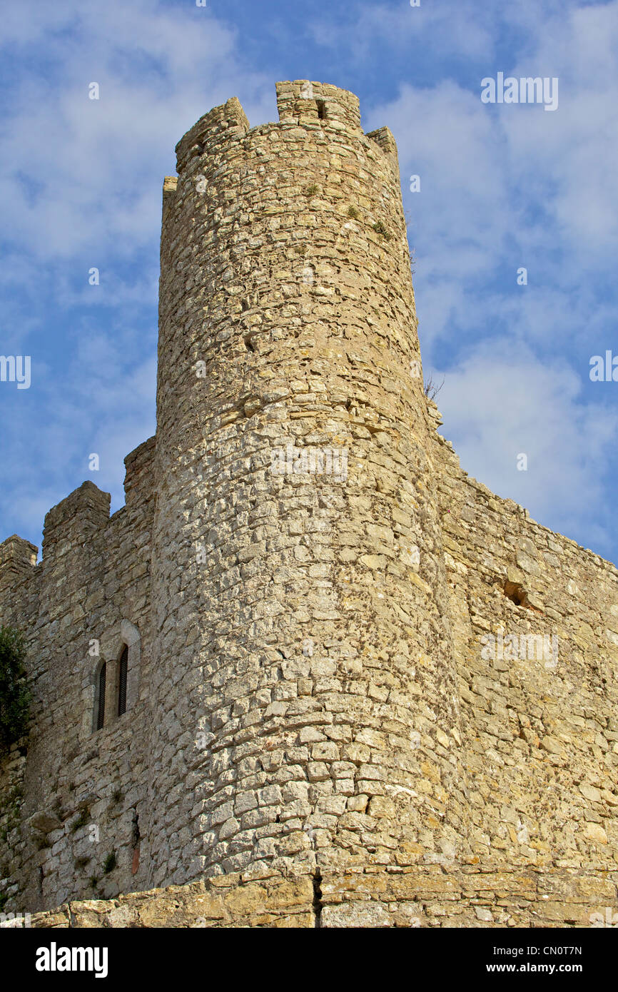 The Medieval Castle of Obidos Stock Photo - Alamy