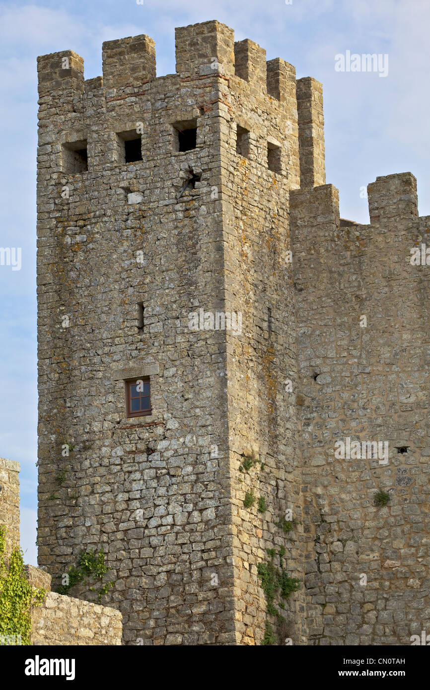 Medieval Castle of Obidos Stock Photo - Alamy
