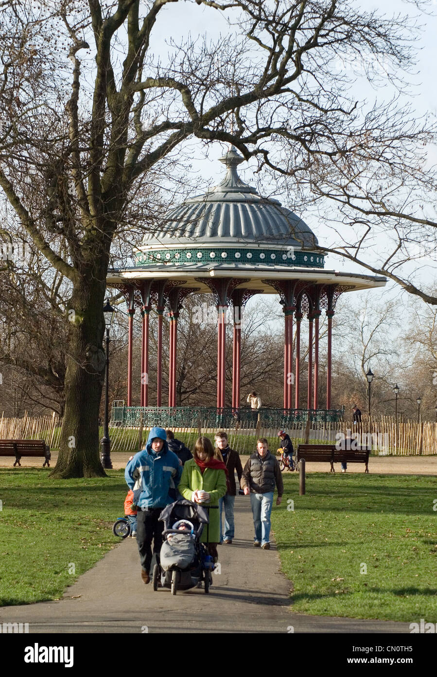 Clapham Common Band Stand Stock Photo - Alamy