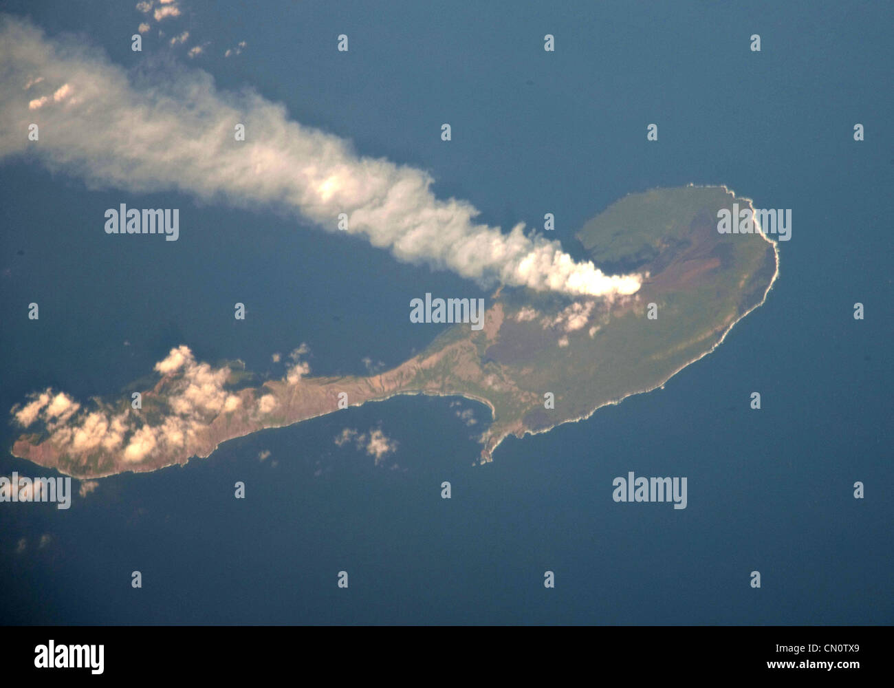 Pagan island, part of the Commonwealth of the Northern Marianas Stock ...