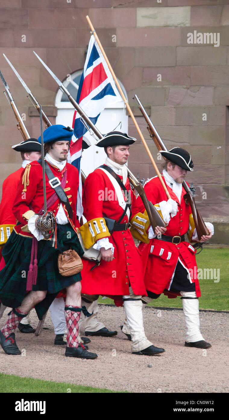 Redcoats jacobite hi-res stock photography and images - Alamy