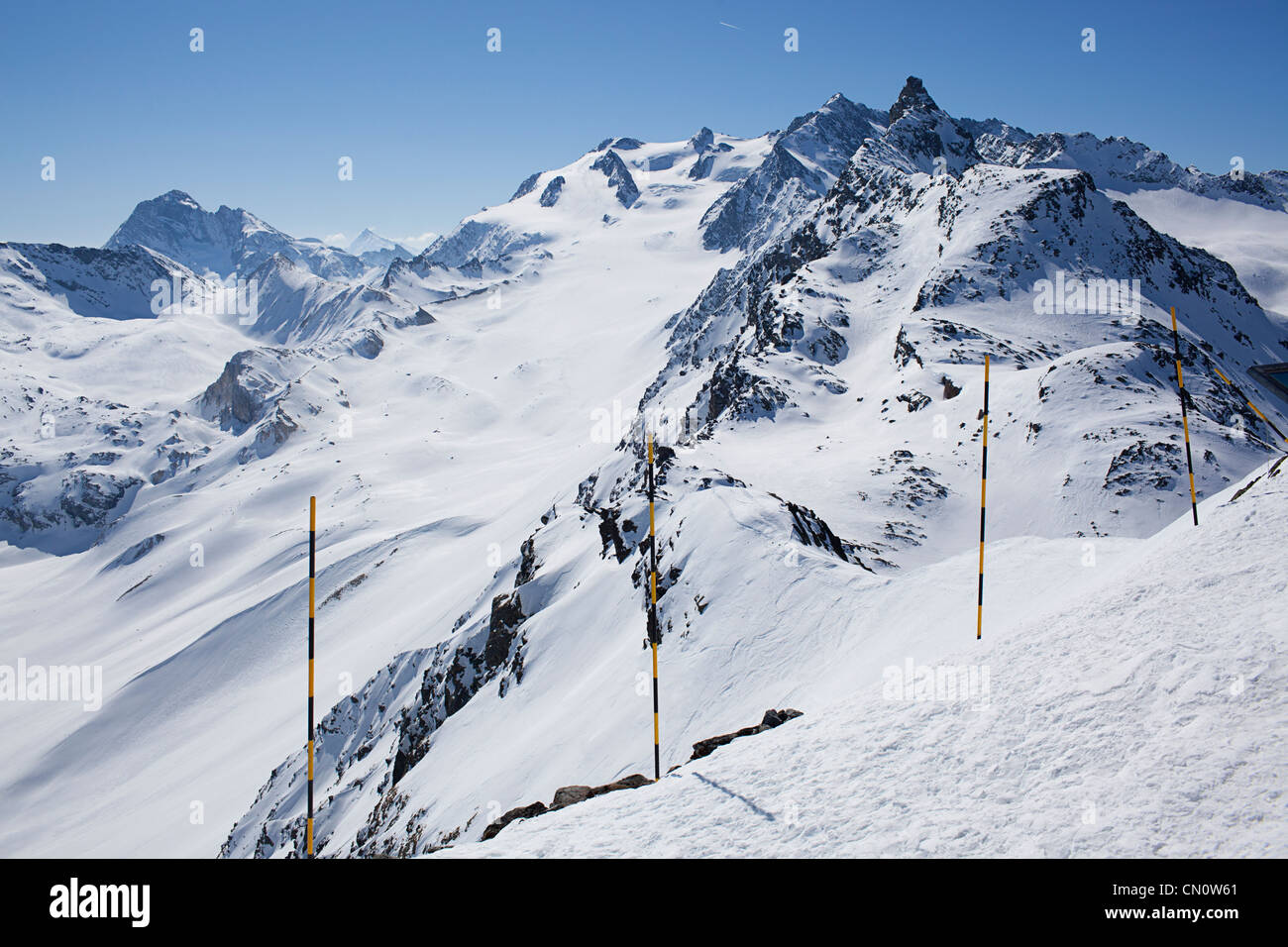 Meribel valley winter hi-res stock photography and images - Alamy