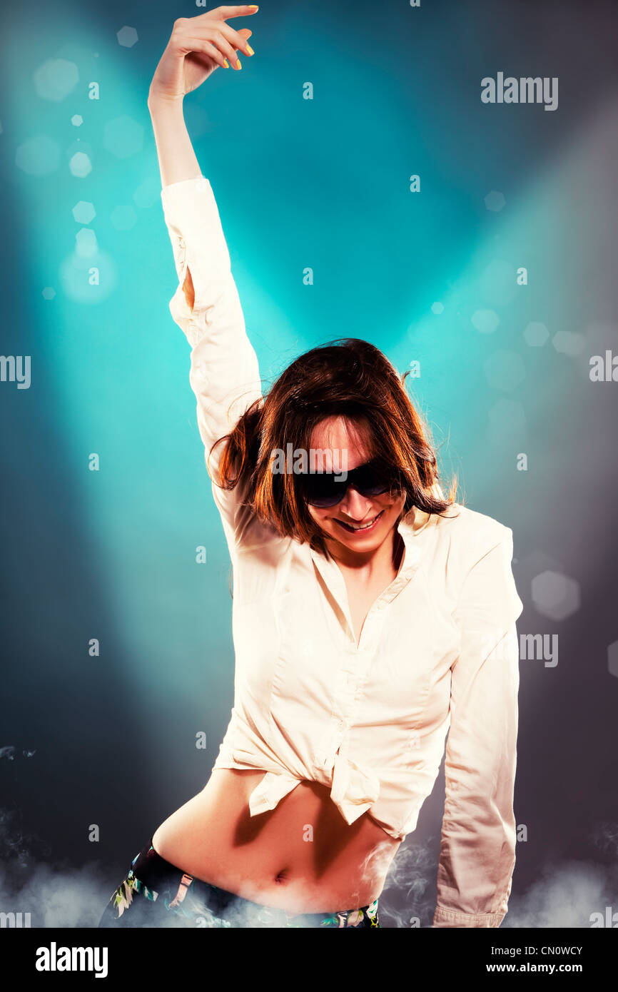 Dancing light show nightclub hi-res stock photography and images - Alamy