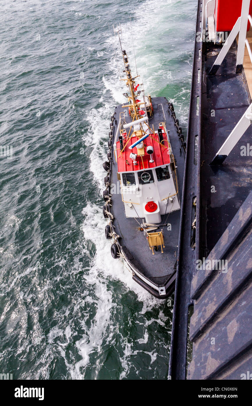 Pilot Ship local Halifax harbor pilot from Maasdam Cruise Ship (Holland ...