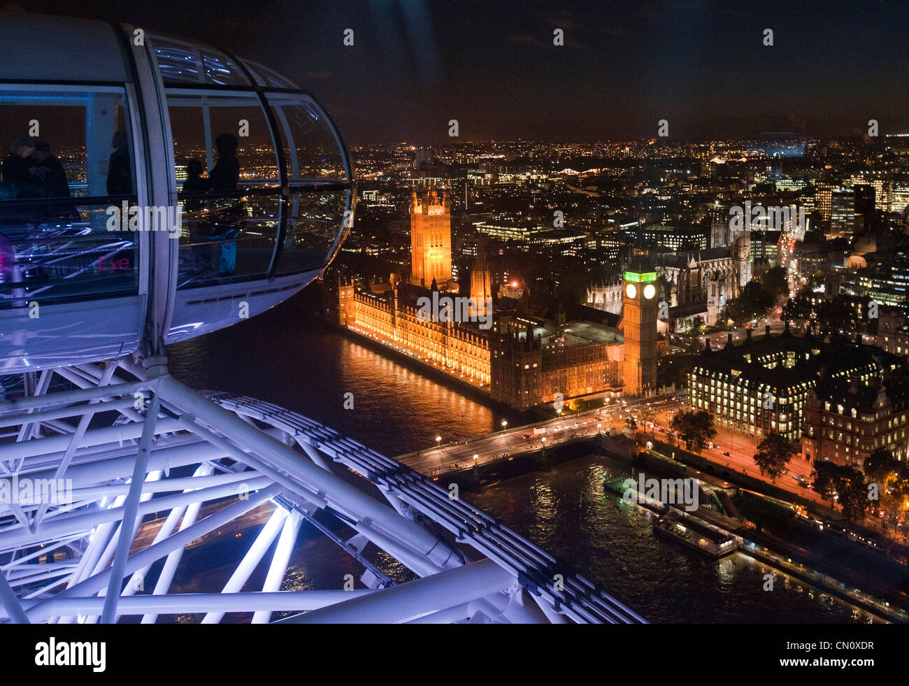 London Eye View At Night