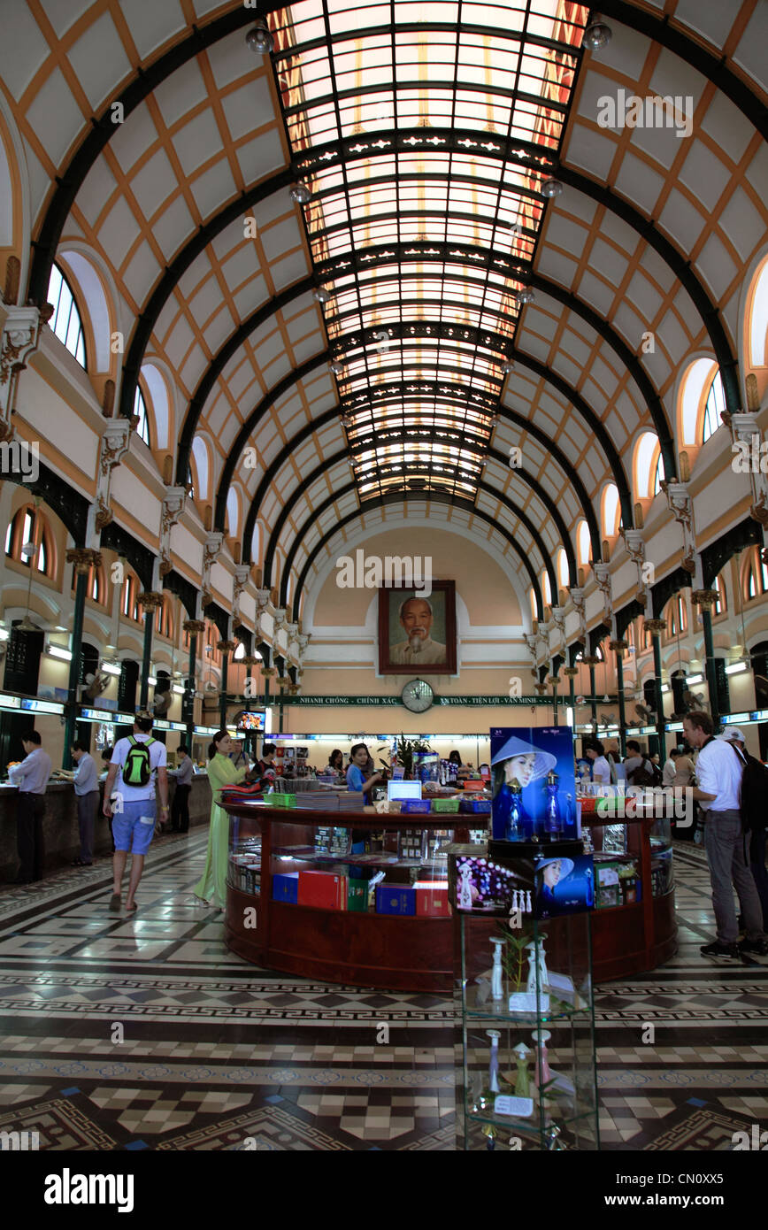 Central Post Office Ho Chi Minh City Saigon Vietnam Stock Photo - Alamy
