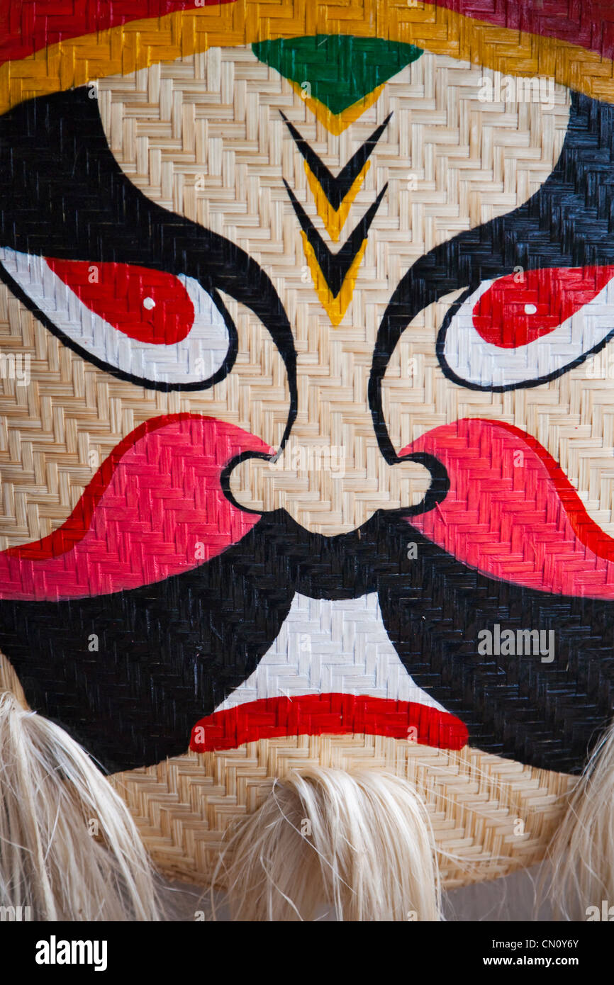 Bamboo woven mask, Hanoi, Vietnam Stock Photo - Alamy