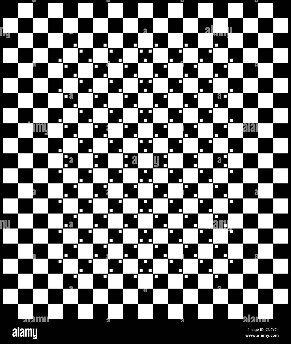 Optical illusion, colorful blocks, different shapes Stock Photo - Alamy