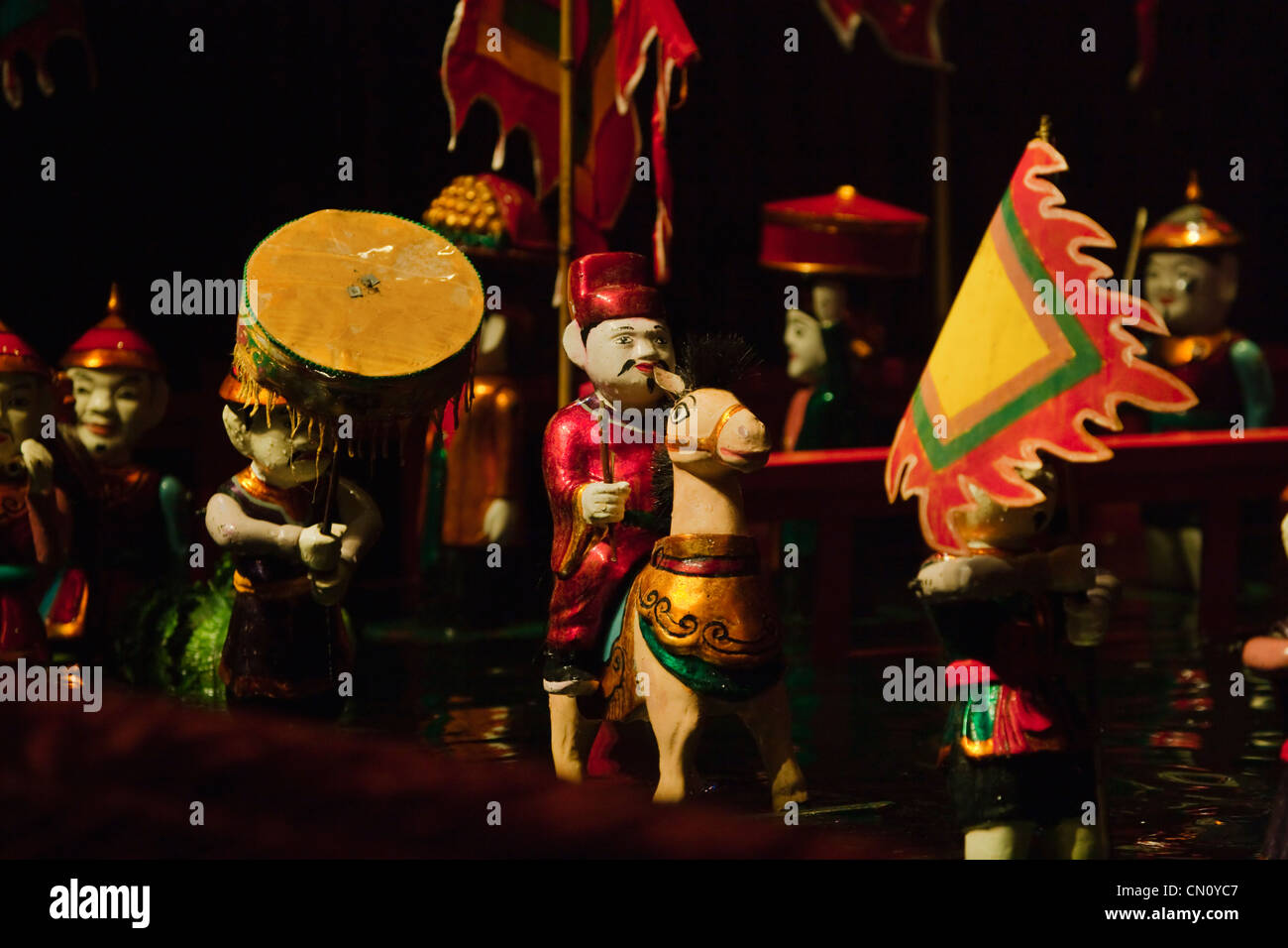 Water puppet performance, Hanoi, Vietnam Stock Photo - Alamy