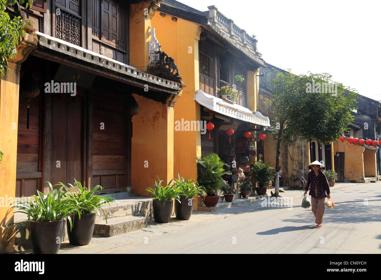 Hoi An, old town street ,Vietnam Stock Photo - Alamy