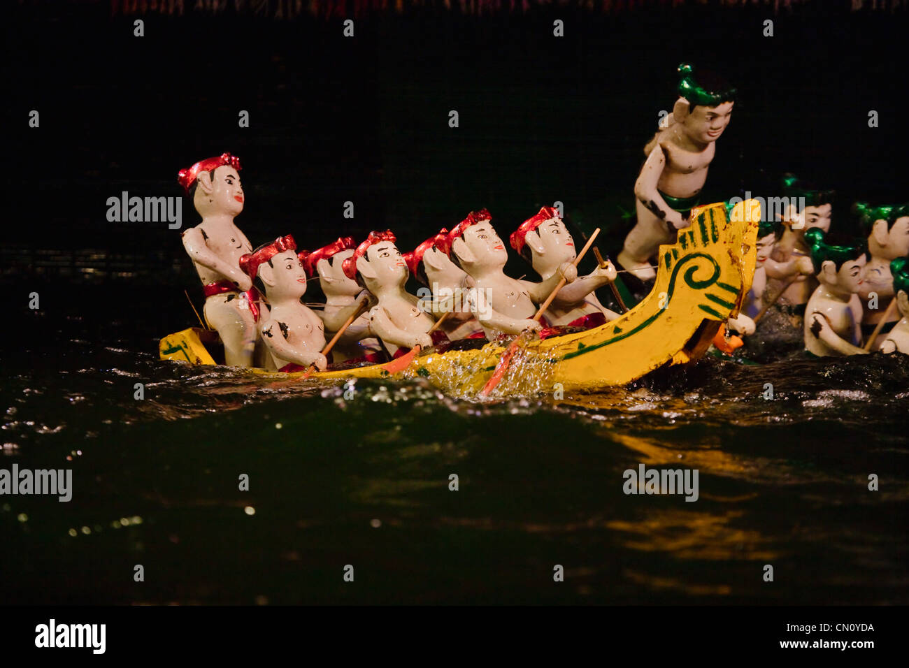 Water puppet performance, Hanoi, Vietnam Stock Photo - Alamy