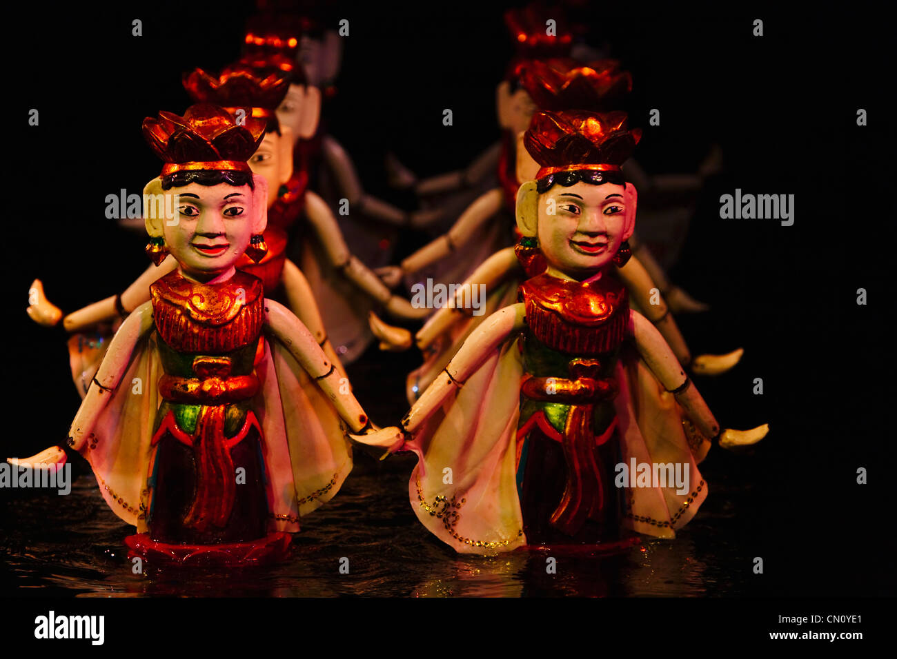 Water puppet performance, Hanoi, Vietnam Stock Photo - Alamy