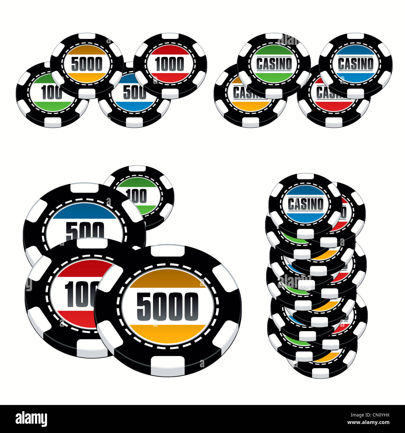 Dark blue chip icon Cut Out Stock Images & Pictures - Alamy