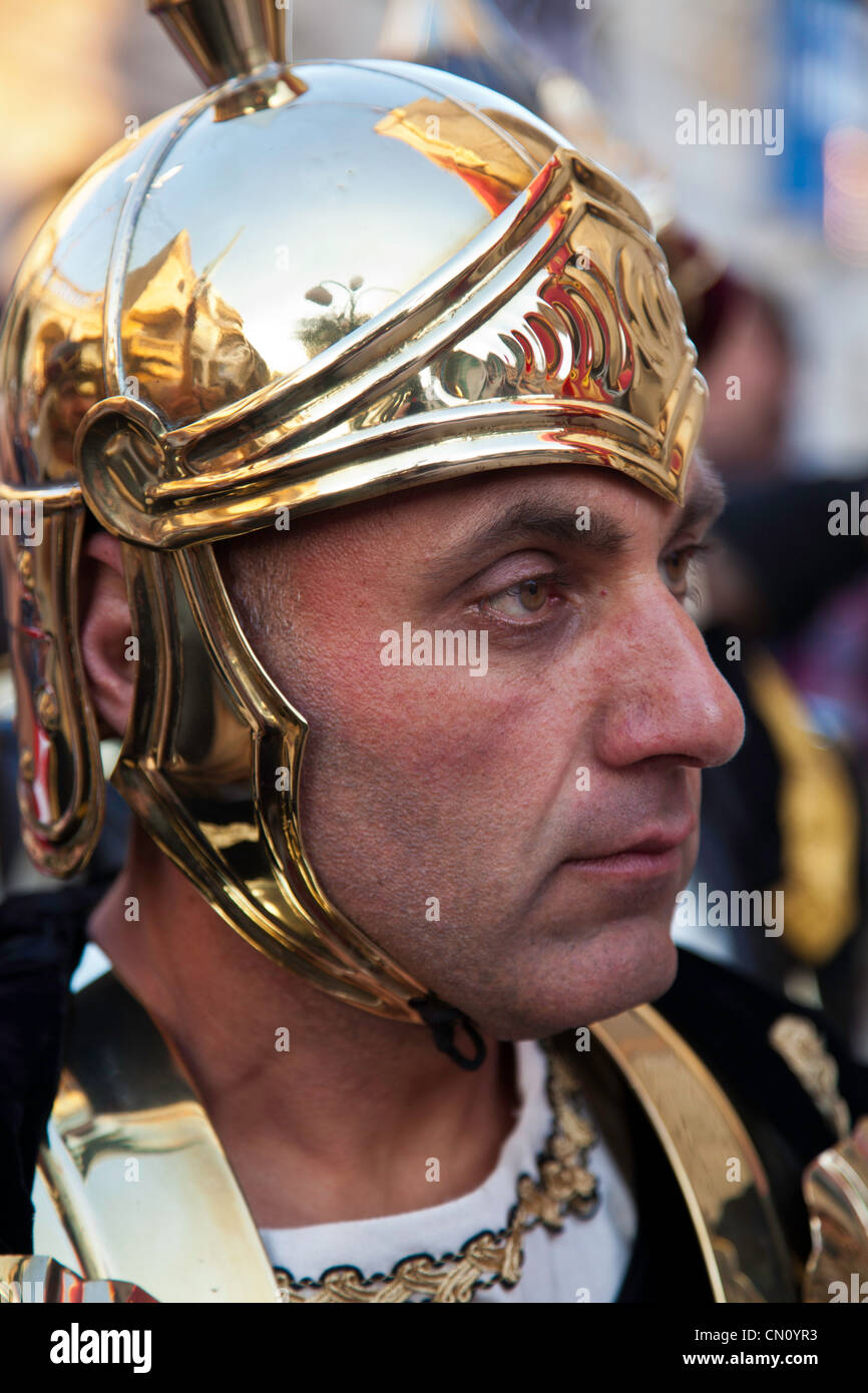 Portrait of Roman soldier Stock Photo - Alamy