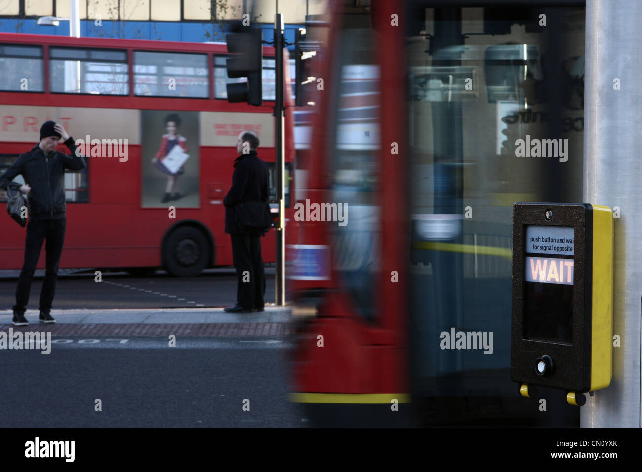 Wait sign hi-res stock photography and images - Alamy