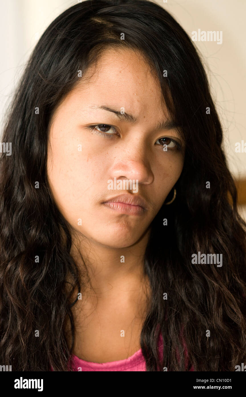 portrait of a young Asian woman Stock Photo - Alamy
