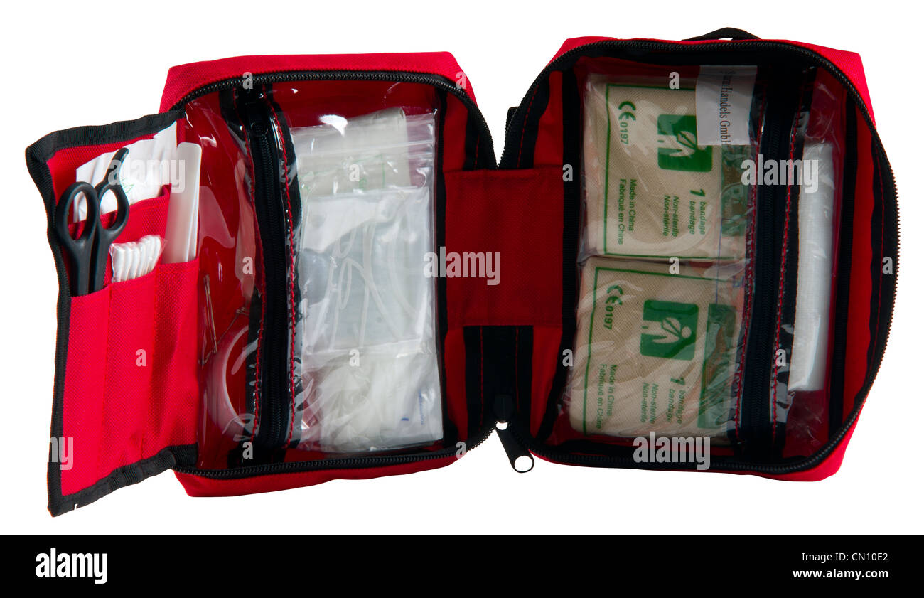 first aid kit Stock Photo - Alamy