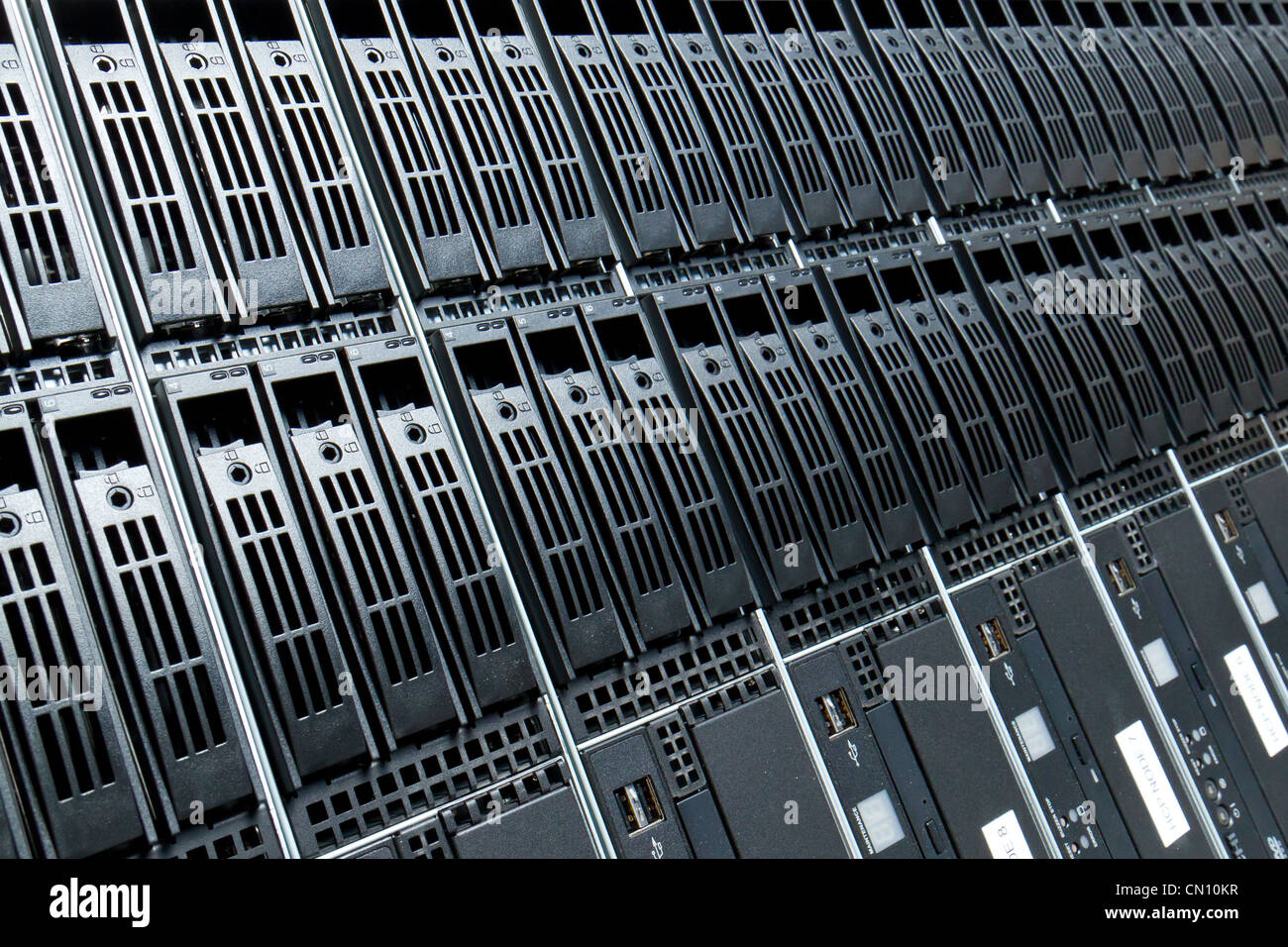 Data center with hard drives Stock Photo - Alamy