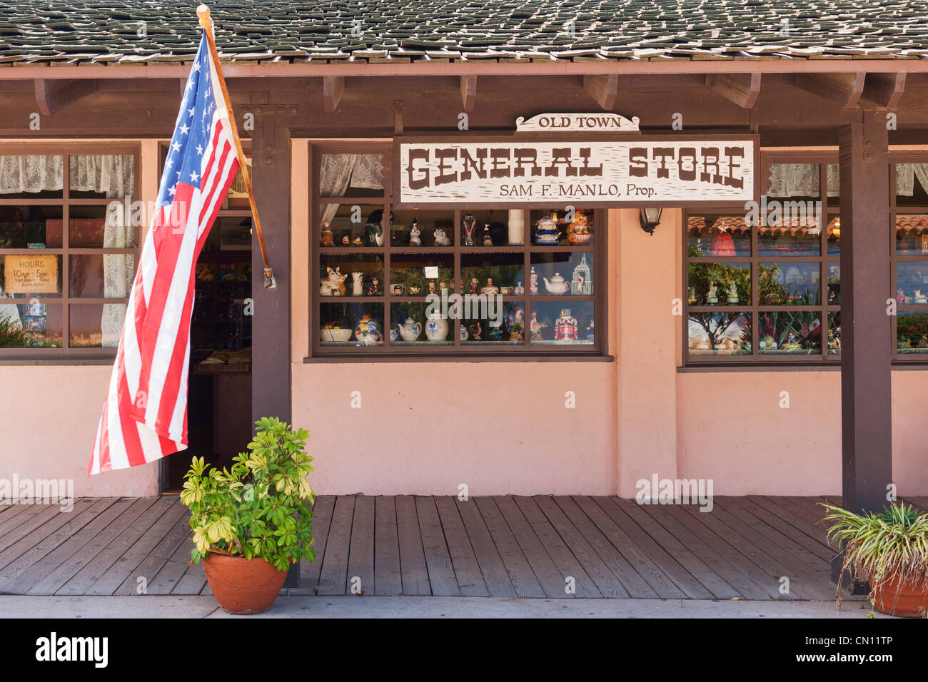 Old Town General Store San Diego Stock Photo - Alamy