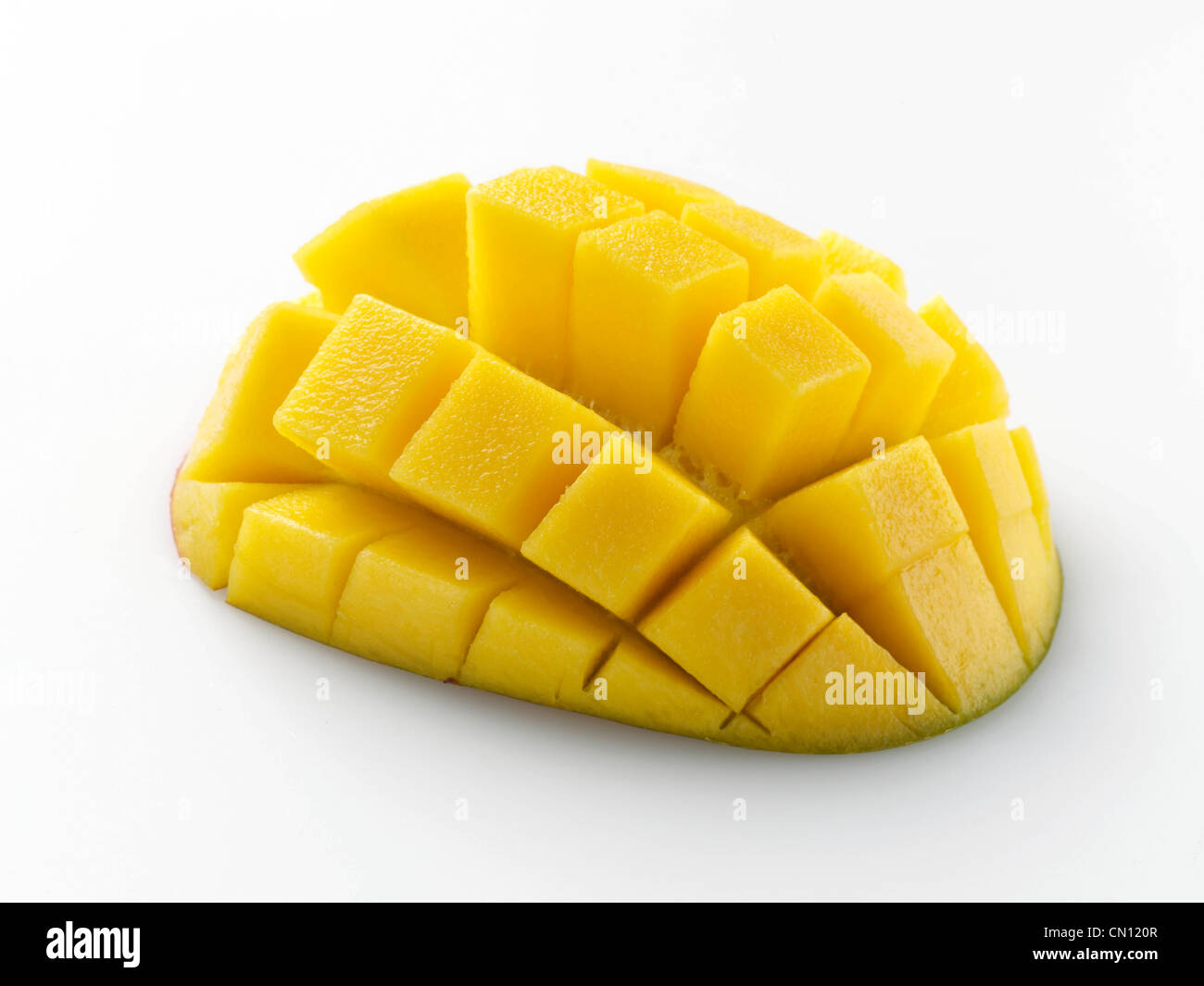 Ripe mango hedgehog fresh ripe tropical fruit Stock Photo - Alamy