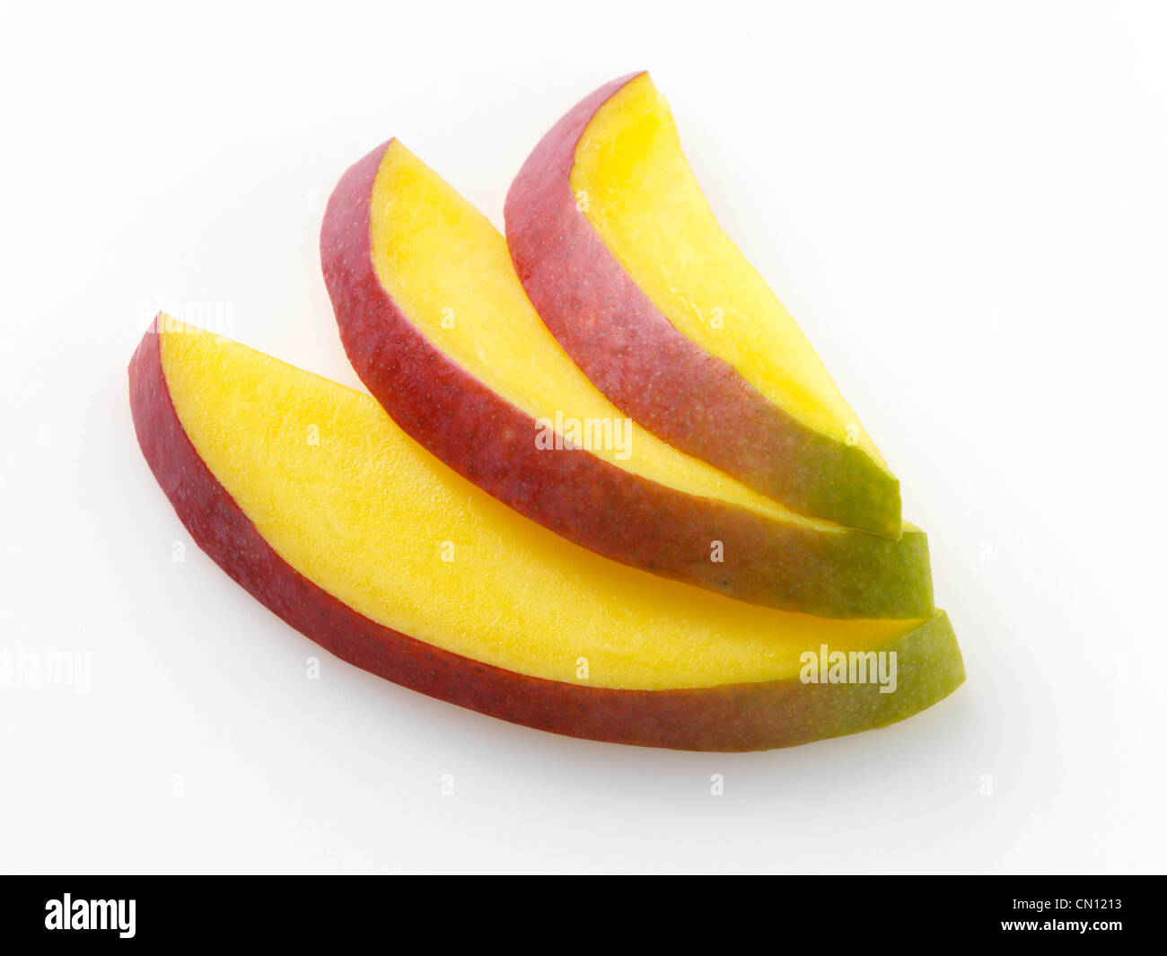 Ripe mango slices fresh ripe tropical fruit Stock Photo - Alamy