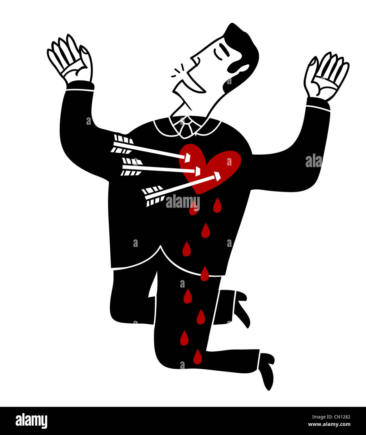 Man bleeding Cut Out Stock Images & Pictures - Alamy