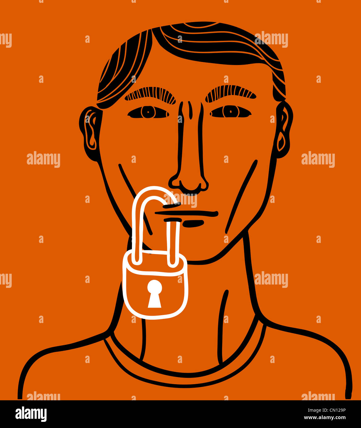 Lock mouth hi-res stock photography and images - Alamy