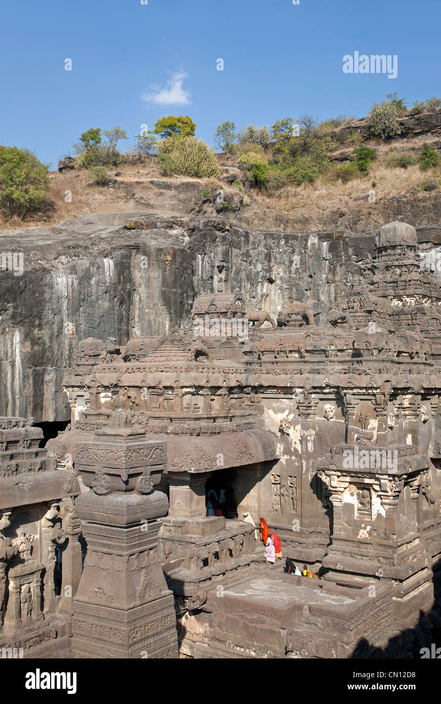 Kailasha temple. Ellora Caves. Maharashtra. India Stock Photo - Alamy