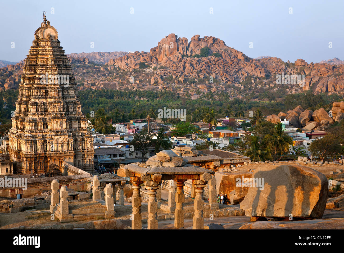 Virupaksha temple. Hampi. Karnataka. India Stock Photo - Alamy