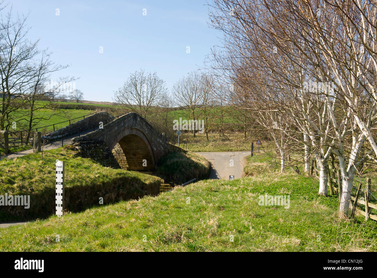 14th Century Duck Bridge near Danby Castle is named after George Duck a ...