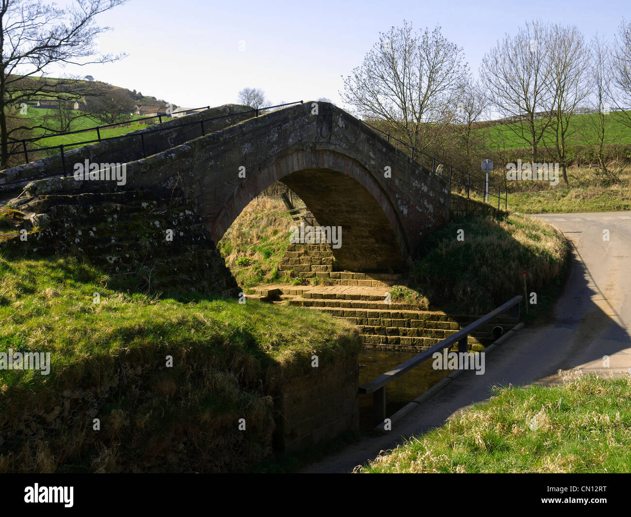 14th Century Duck Bridge near Danby Castle is named after George Duck a ...